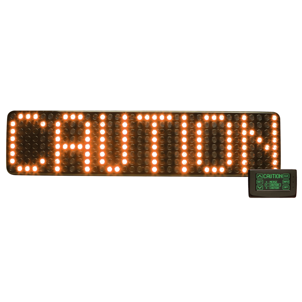 Code3 Amber Programmable LED Message Display Board for Vehicles ...