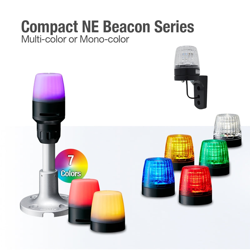 PATLITE AUSTRALIA NZ NE-24A-Y Yellow LED Indicating Signal Light Beacon