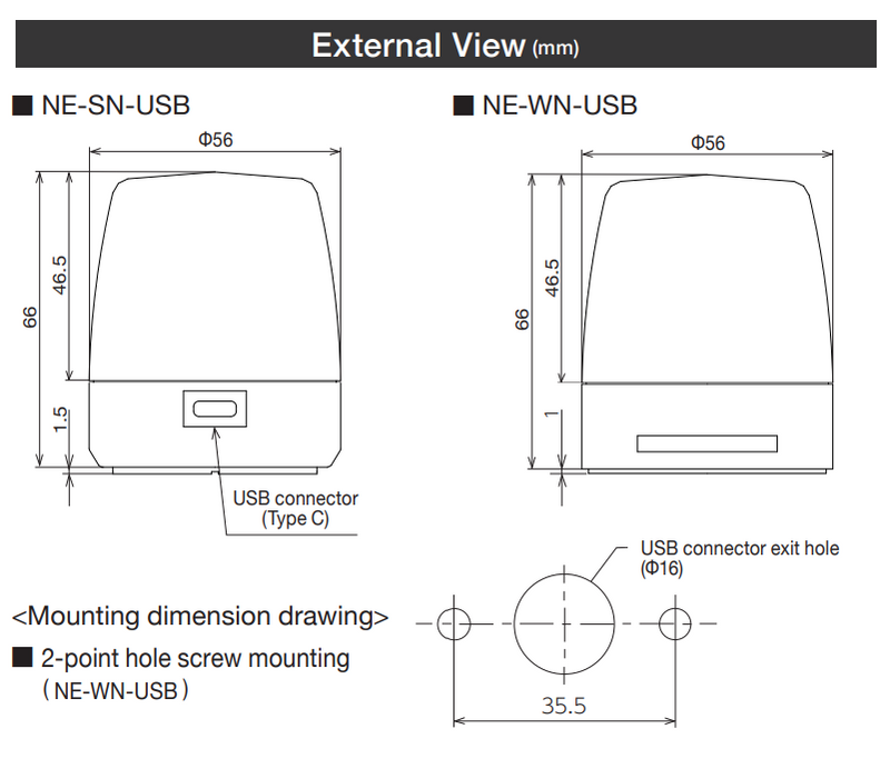 PATLITE SIGNALFX NE-USB USB Controlled Multicolour Signal & Alarm Beac ...