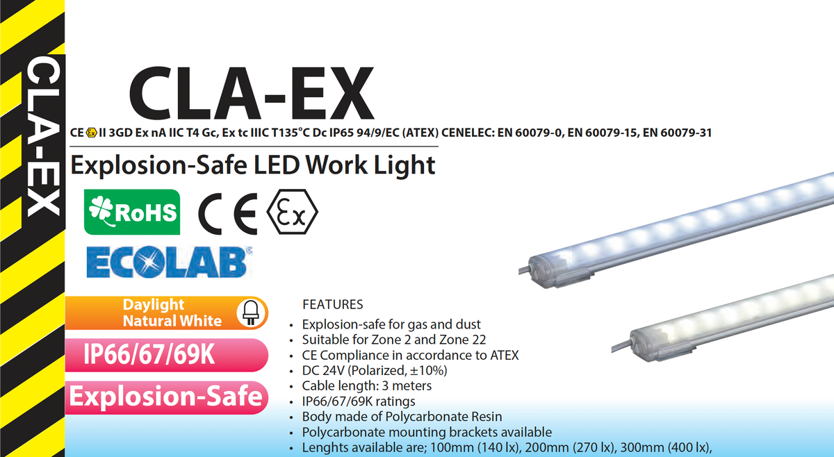 LED Lighting Work light Intrinsically Safe Explosion Proof Hazardous