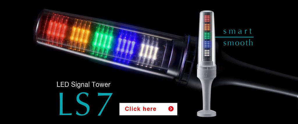 IP67 LS7 RYG LED SIGNAL TOWER LIGHT I PATLITE LS7-302DWC-RYGNN M12 Qui